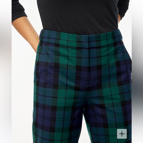 J. Crew | Pants & Jumpsuits | Jcrew Black Watch Plaid Holland Pant ...